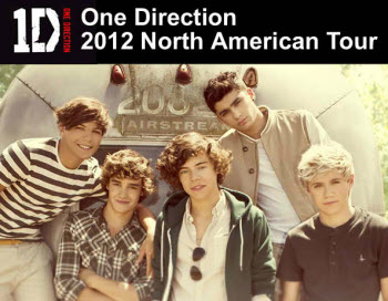 One Direction Tickets : Amway Center : Orlando, FL June 30, 2012 | ZRock