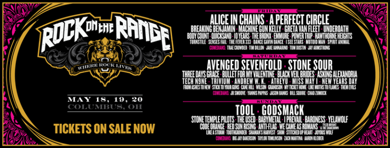 Rock on the Range 2018 Daily Lineup | ZRock