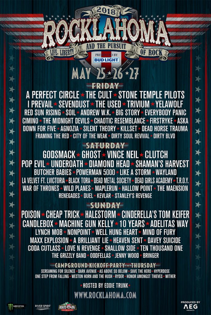 Rocklahoma Set Times | ZRock