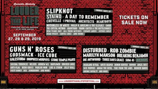 Louder Than Life Lineup 2019 | ZRock