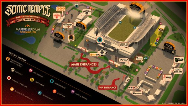 Sonic Temple Set Times | ZRock